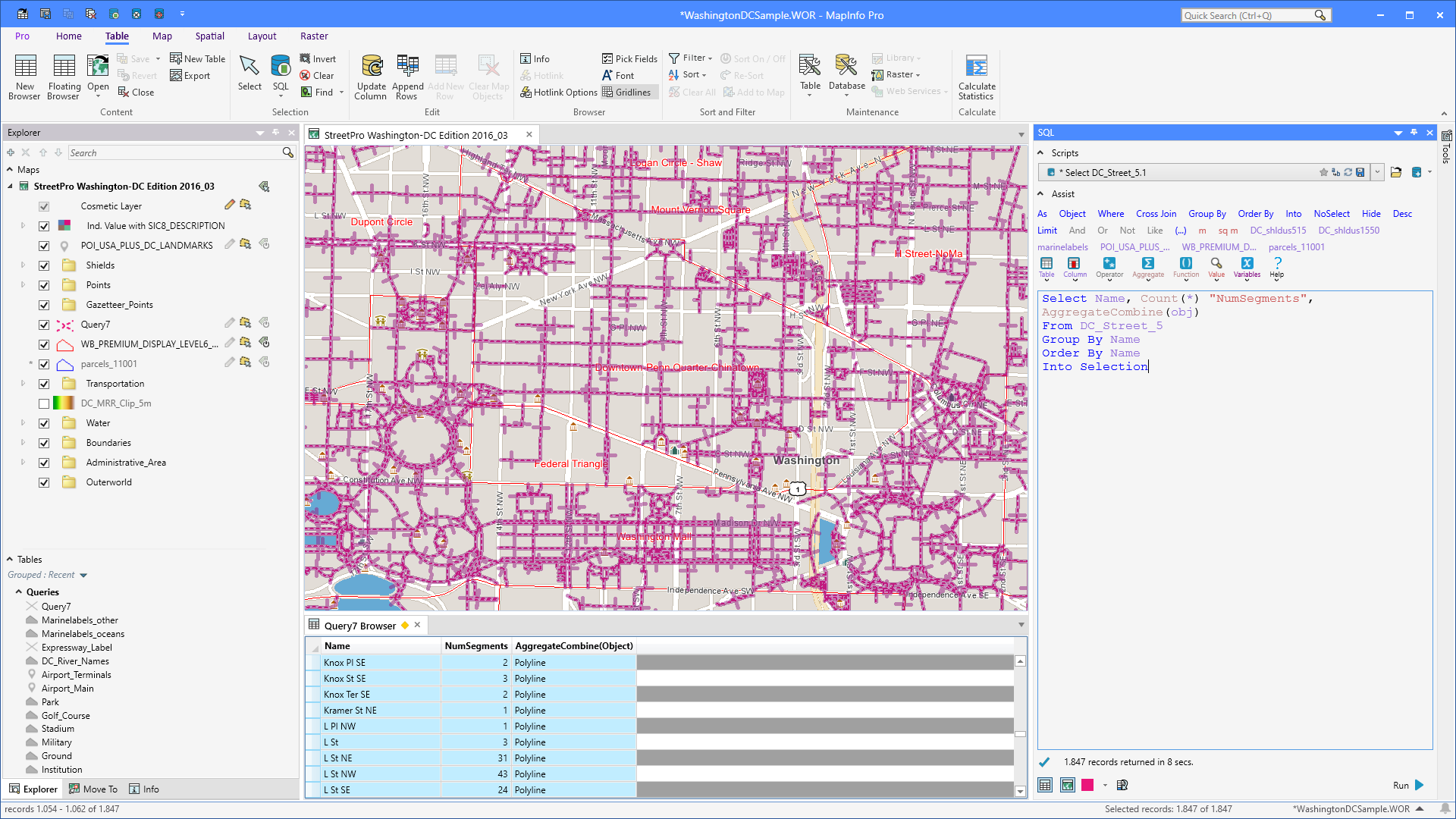 MapInfo Monday: Five Basic SQL Select Statements | MapInfo Pro